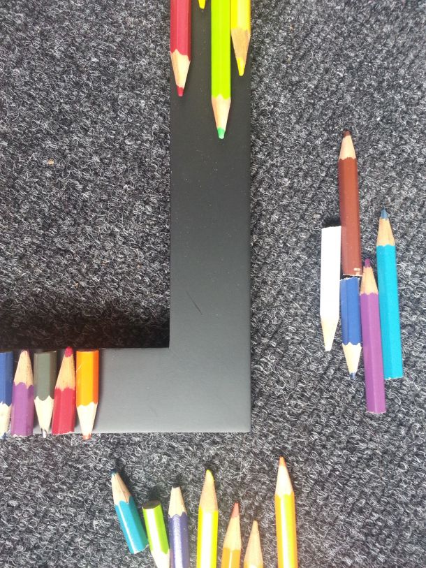 DIY: Coloured Pencil Picture Frame | Call me Katie