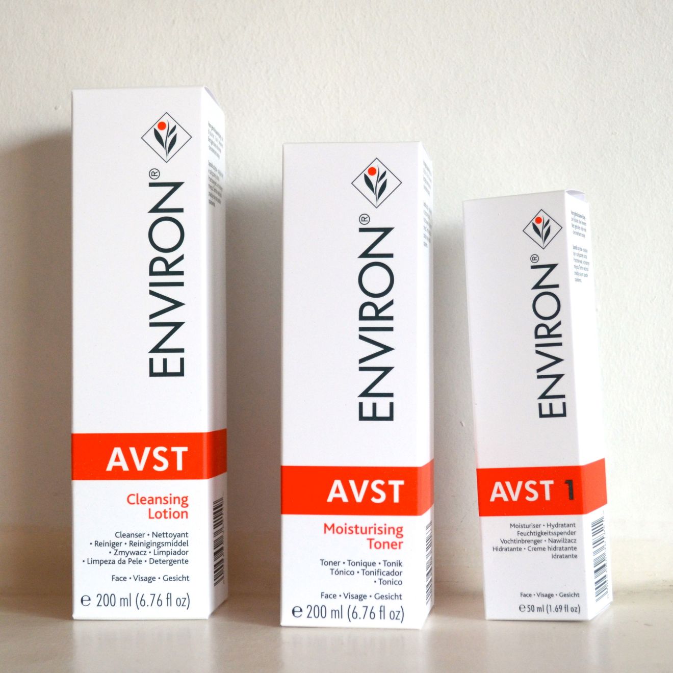 Review: Environ AVST Cleansing Lotion, Moisturising Toner & Moisturiser ...