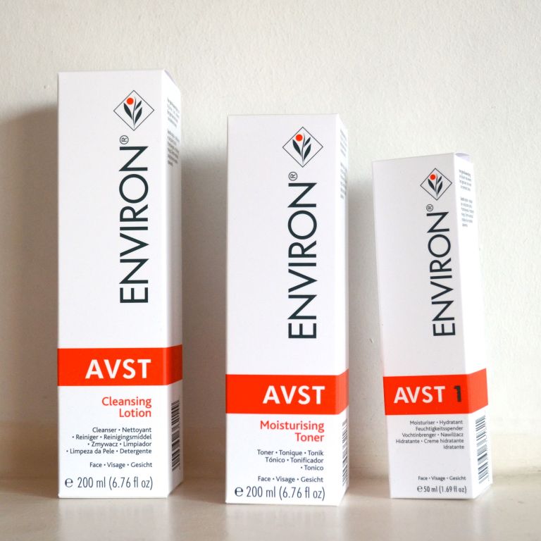 Review: Environ AVST Cleansing Lotion, Moisturising Toner & Moisturiser ...