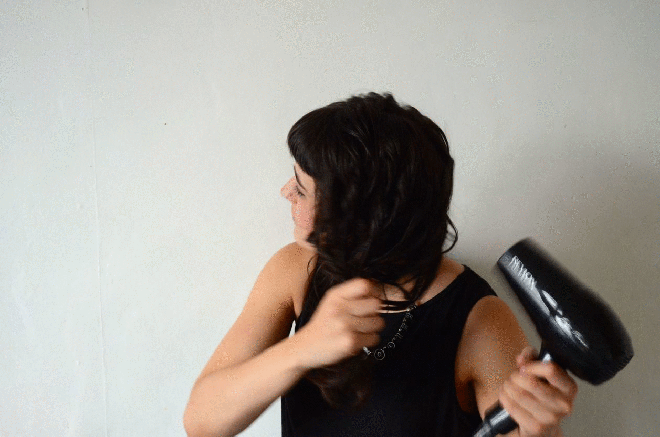 Get the look: everyday hairstyle for curly / wavy hair | Call me Katie